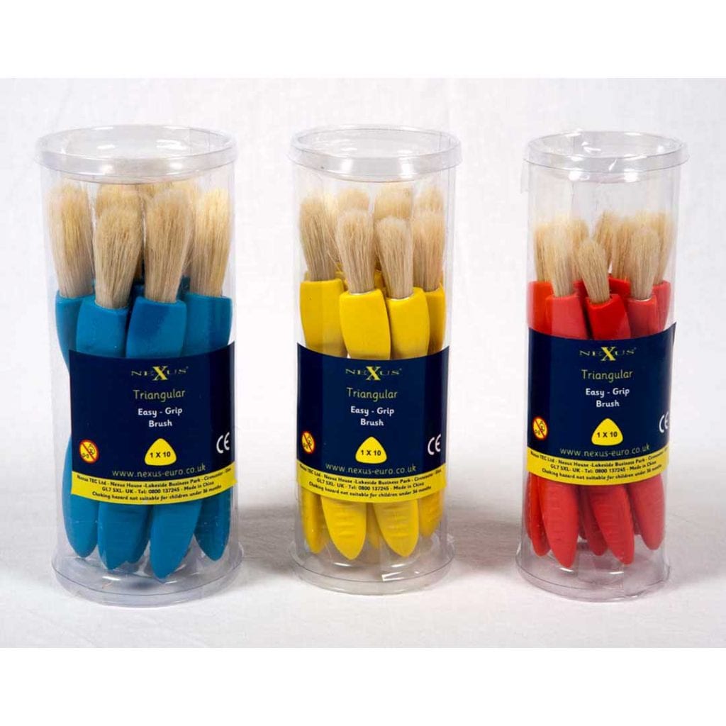 Nexus Jumbo Triangular Paint Brushes - Learn Play Nexus