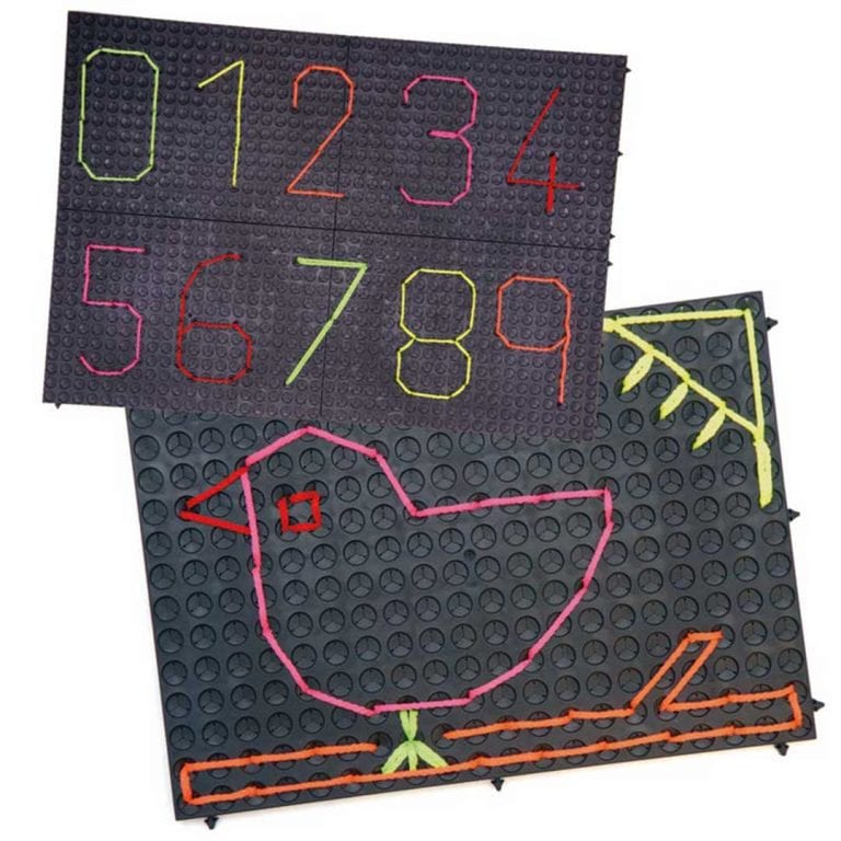 Nexus Black Pattern Playboard - Set of 4 - Learn Play Nexus