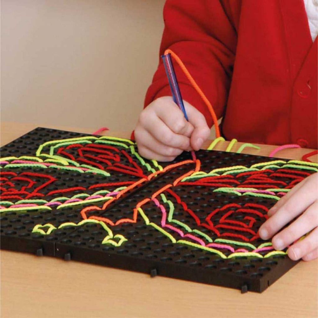 Nexus Black Pattern Playboard - Set of 4 - Learn Play Nexus