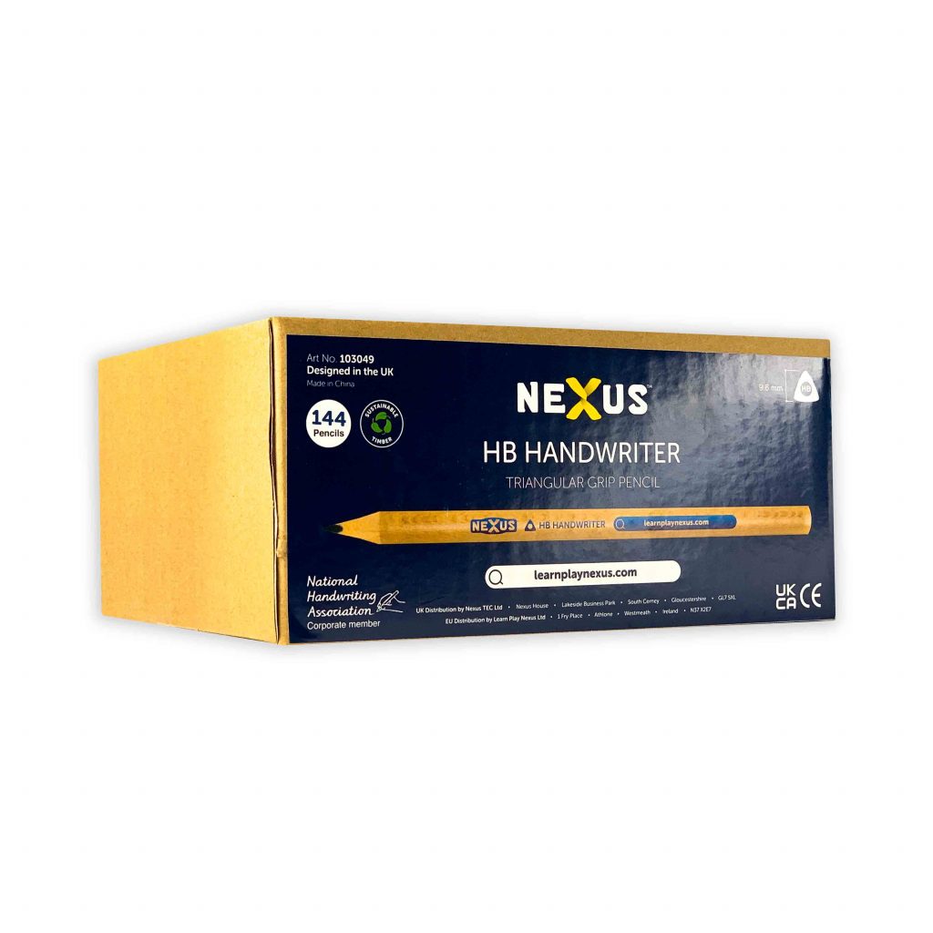 Nexus Triangular HB Handwriter - Box of 144 - Learn Play Nexus