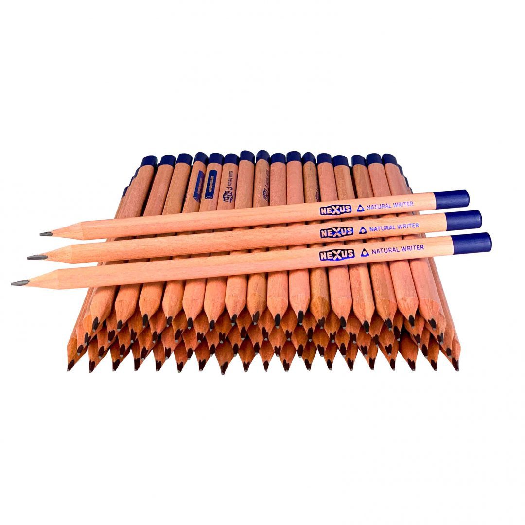 Nexus Triangular HB Natural Writer - Box of 72 - Learn Play Nexus