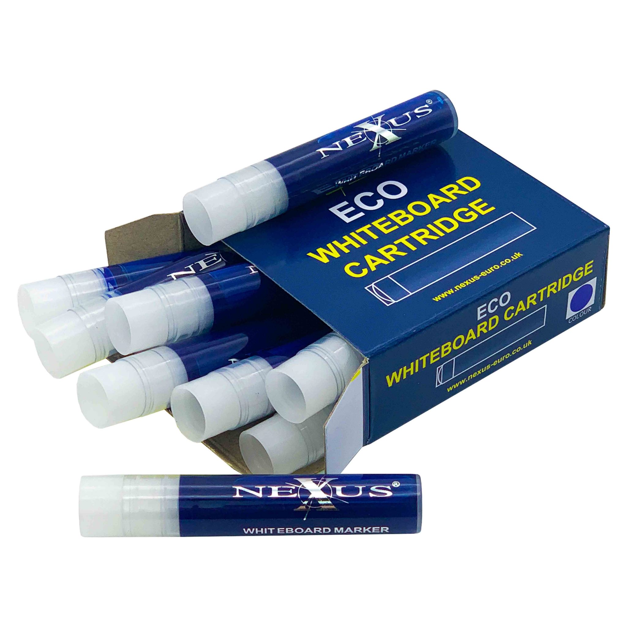 Nexus ECO Whiteboard Cartridges - Blue (Box of 10) - Learn Play Nexus