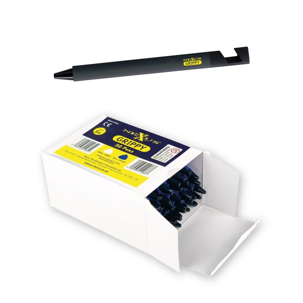 Nexus Triangular Black Grippys - Pack of 50 - Learn Play Nexus