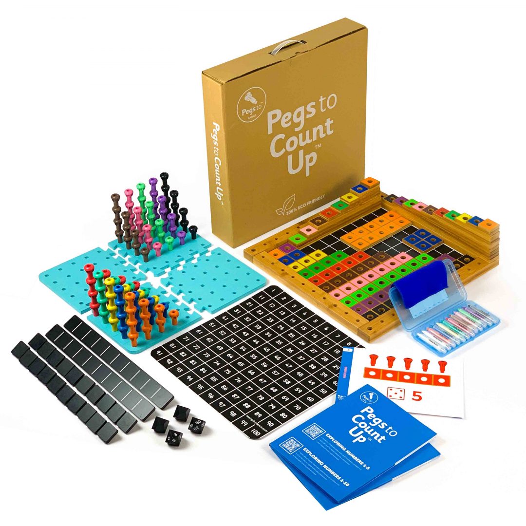 Pegs to Count Up Complete Set - Learn Play Nexus