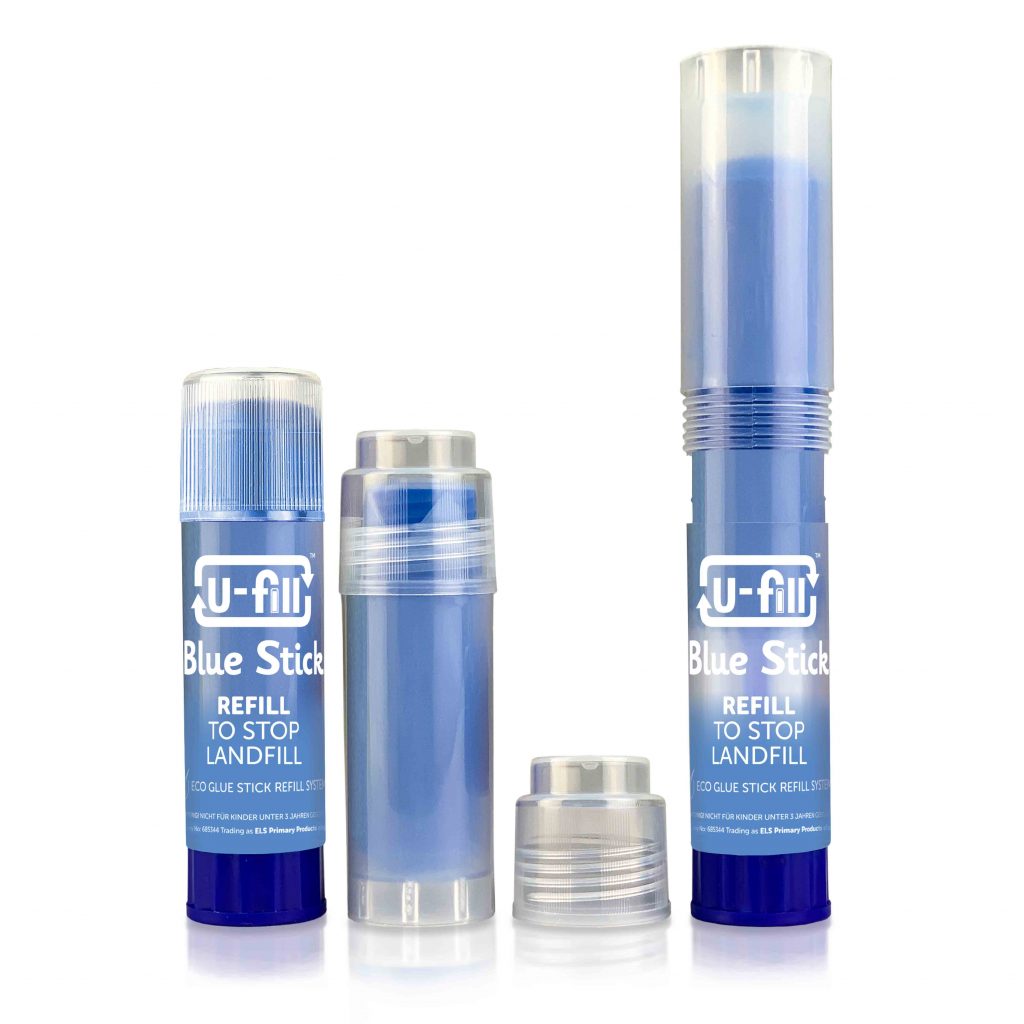 Eco Friendly Glue Sticks - U-fill Blue Glue Sticks