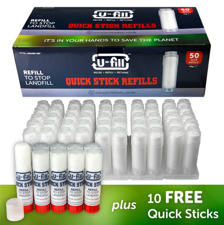 Glue Sticks for School - U-fill Reusable Glue Sticks