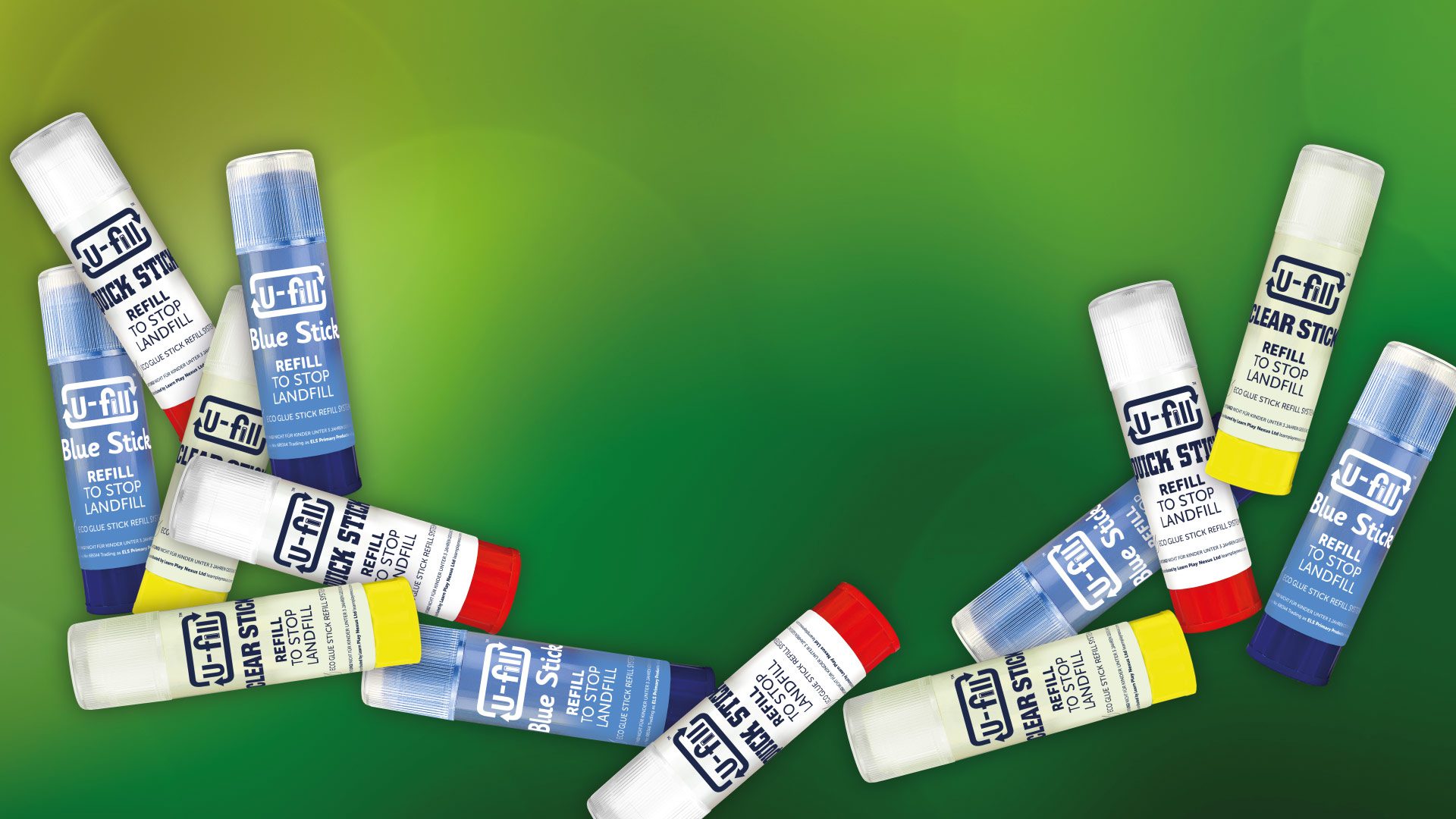 Glue Sticks for School - U-fill Reusable Glue Sticks