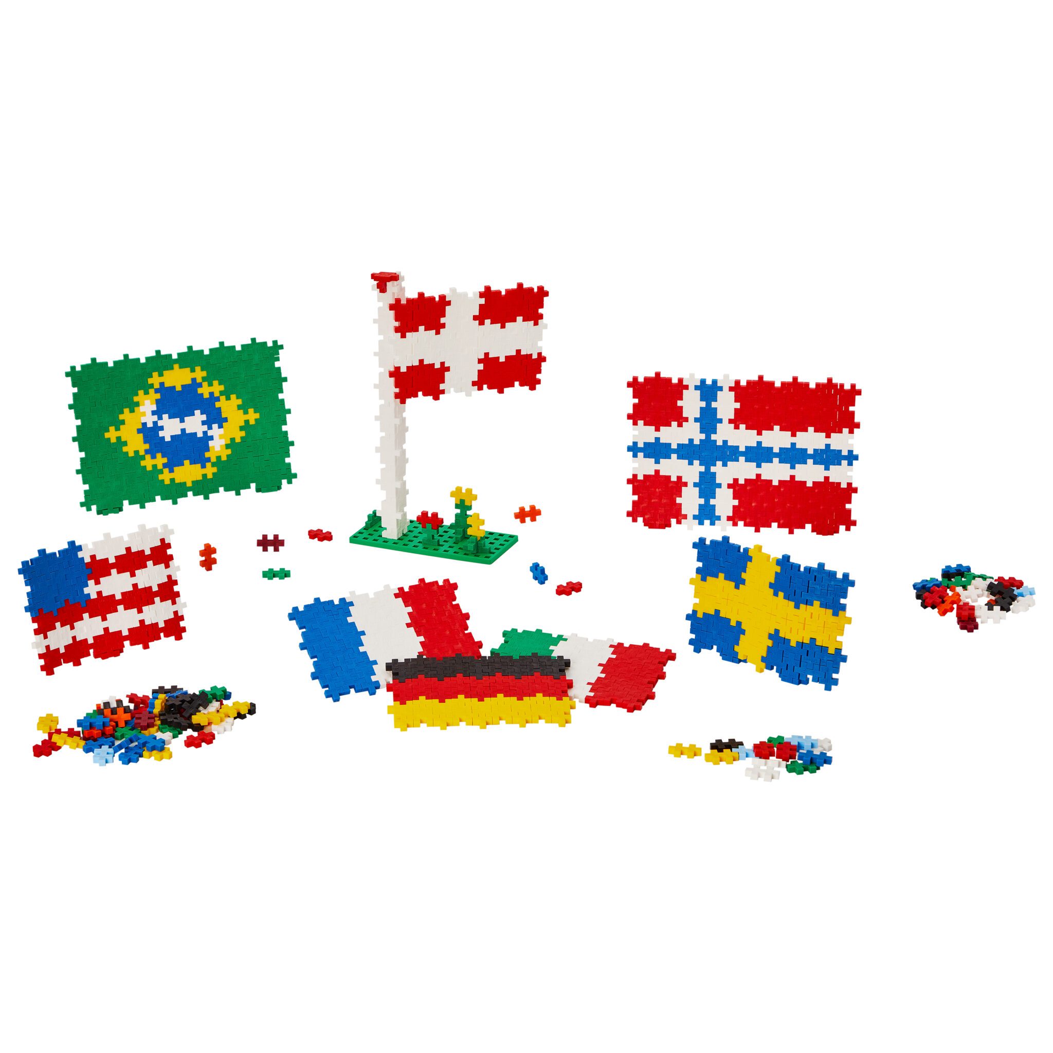 Plus Plus: Flags of the World Set - 2400PCS - Learn Play Nexus