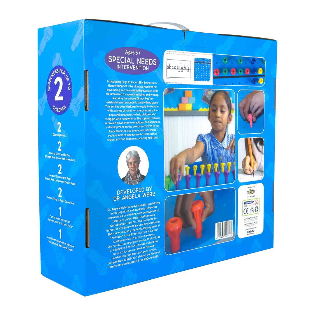 Pegs to Paper: SEN Exercises for Handwriting - Learn Play Nexus