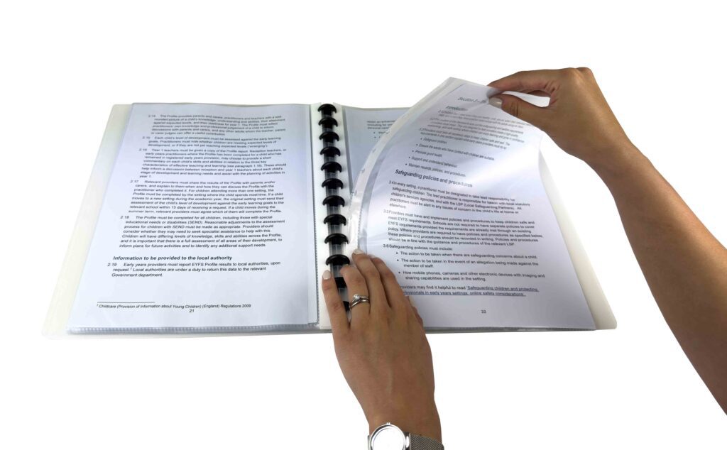 A4 Display Folder with 20 Refillable Pockets - Learn Play Nexus